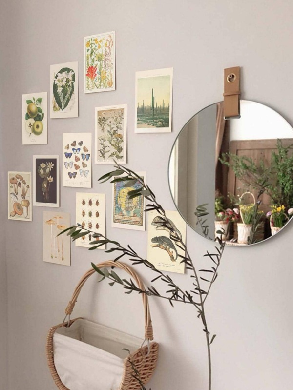 50pcs Vintage Wall Collage Kit, Aesthetic Picture Room Decor For ...