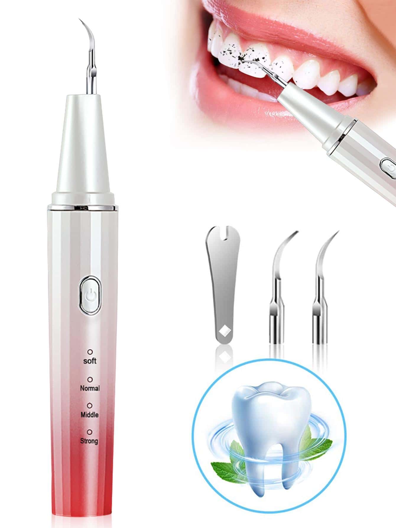 Sonic Plaque Remover for Teeth-Remove Teeth Stain tarter Plaque ...