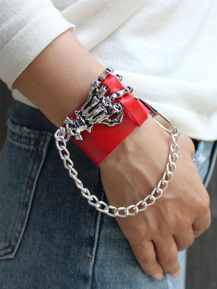 Skeleton hand bracelet shein store