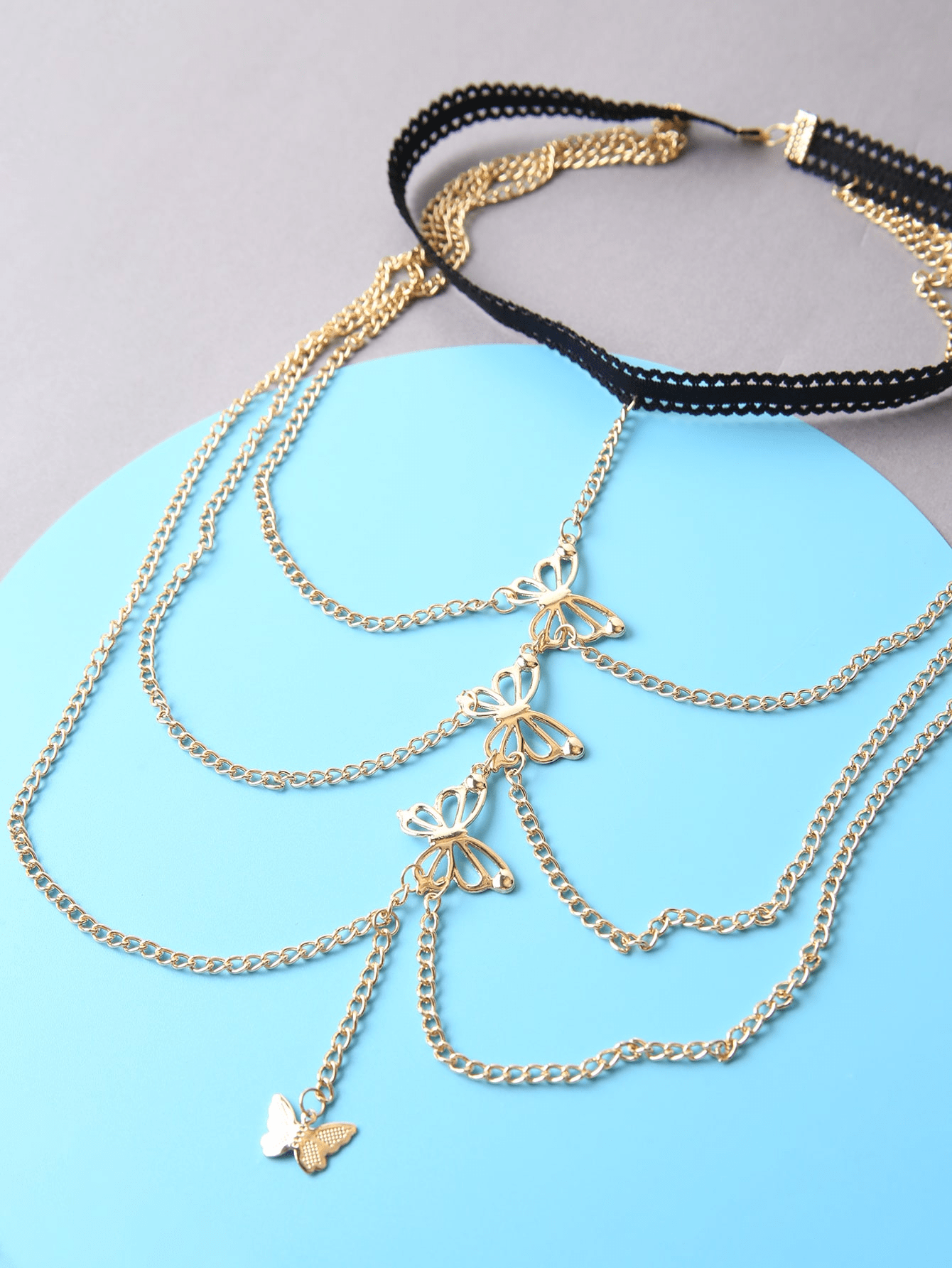 Butterfly Decor Layered Thigh Chain | SHEIN USA