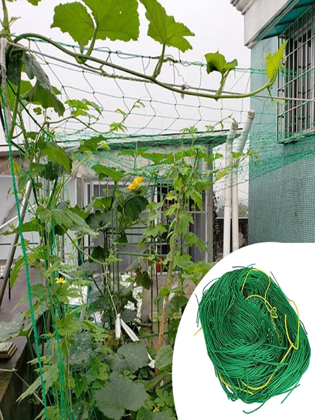 180*180cm Garden Climbing Netting Strong Nylon Plant Trellis Support ...