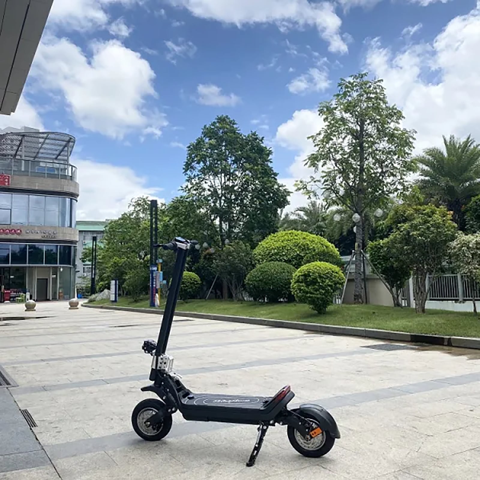 Electric Scooter 1200W Dual Motor, Double Suspension E-Scooter, Folding ...