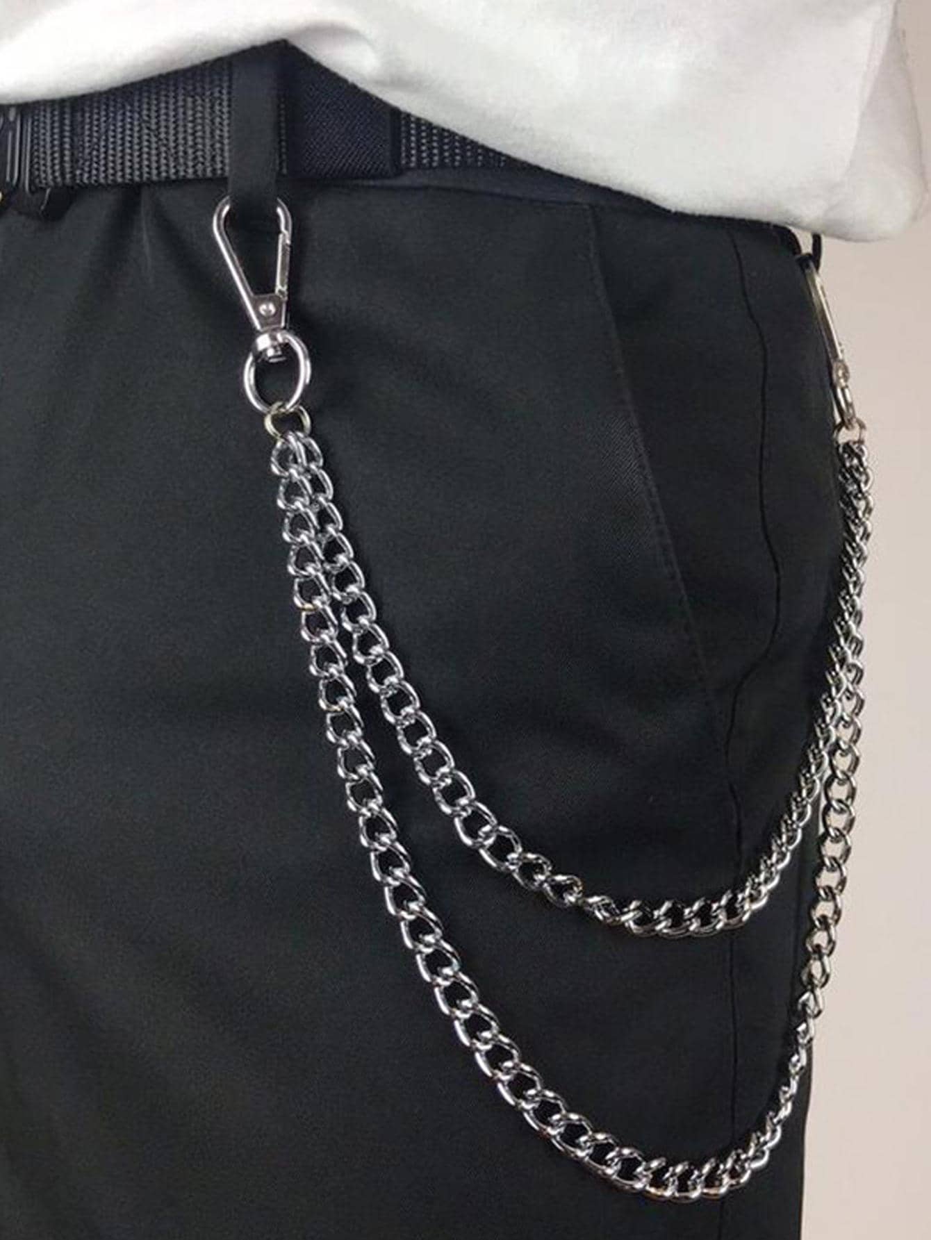 Street 1pc Unisex Minimalist Layered Pants Chain For Decoration | SHEIN USA