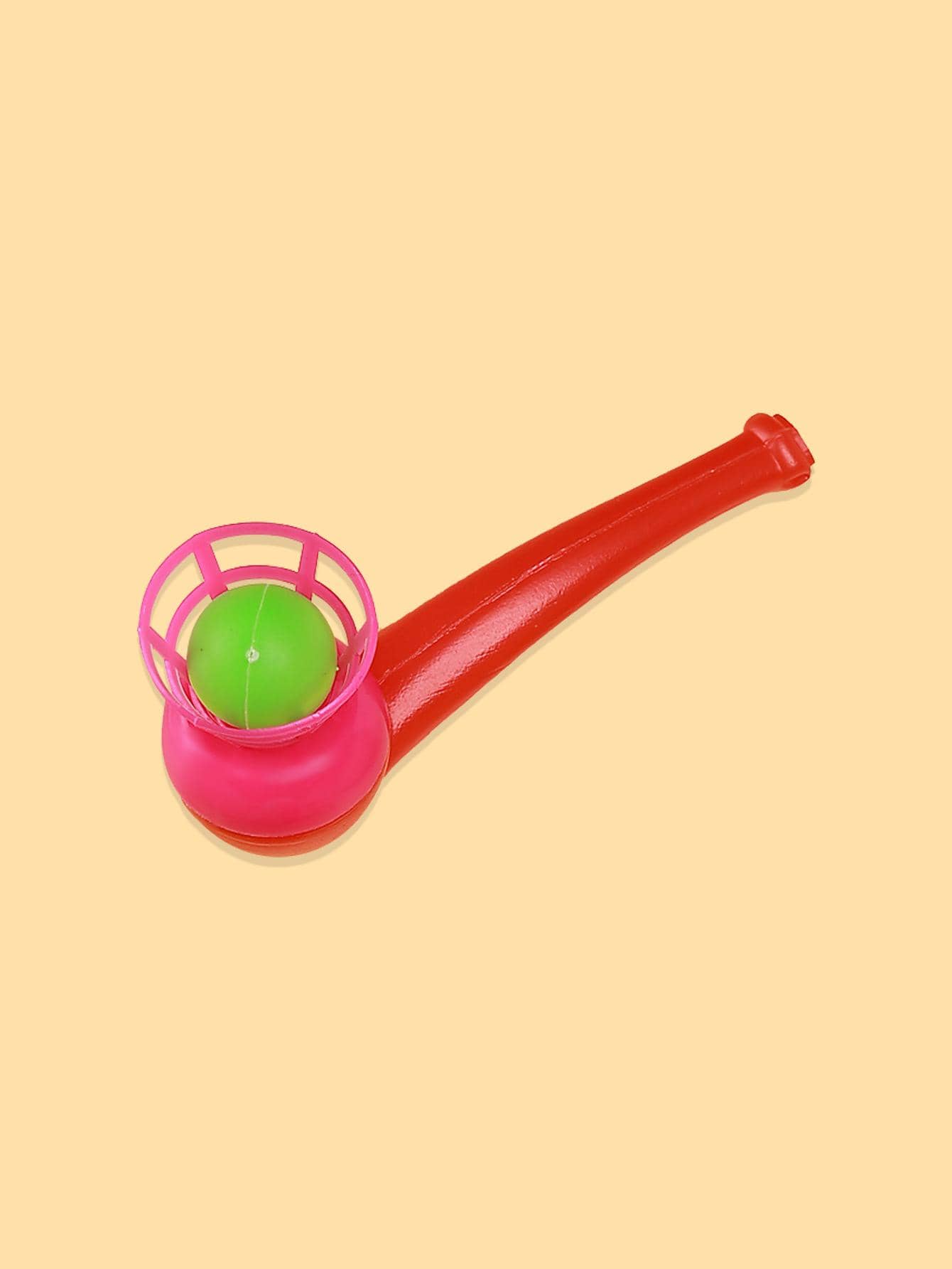 5pcs/Set Plastic Random Blow Pipe Ball, Funny Pipe Blowing Suspended ...