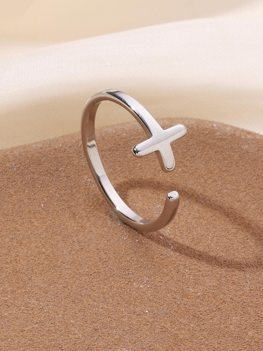 Cross Decor Cuff Ring | SHEIN USA