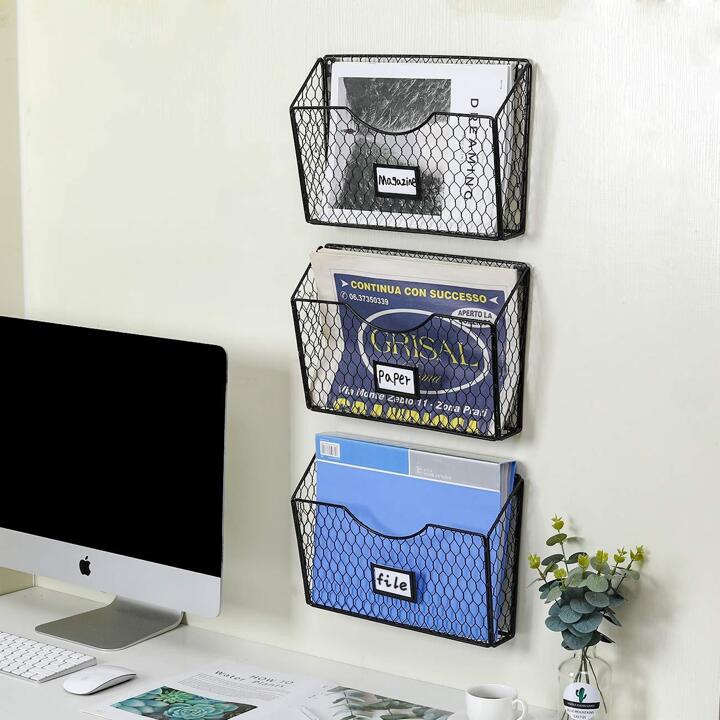 Wall Mount Hanging File Holder Organizer Official Store | www.pinnaxis.com