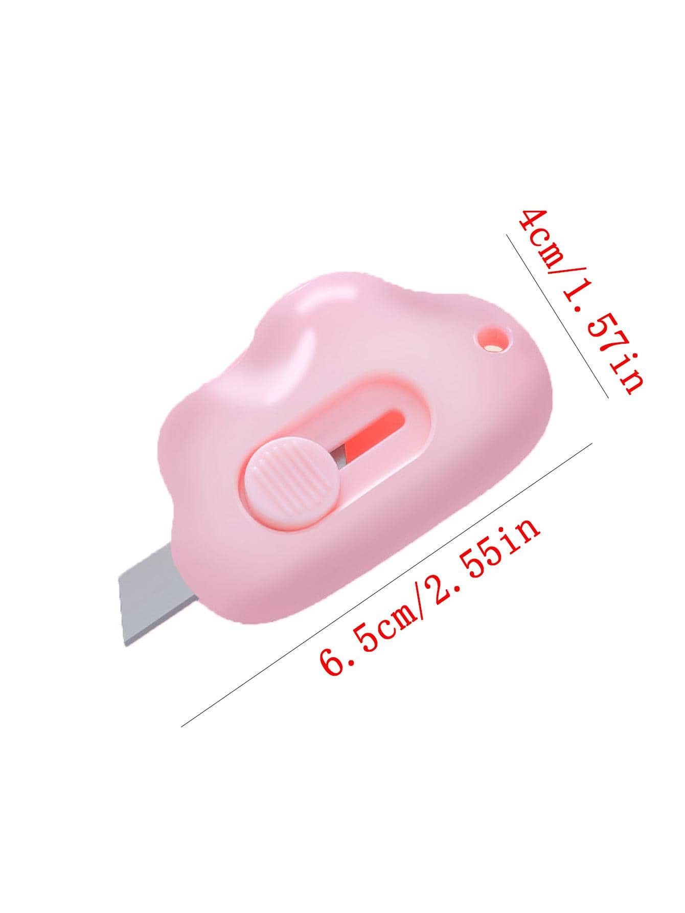 1pc Creative Cloud-shaped Retractable Mini Utility Knife With Safety ...
