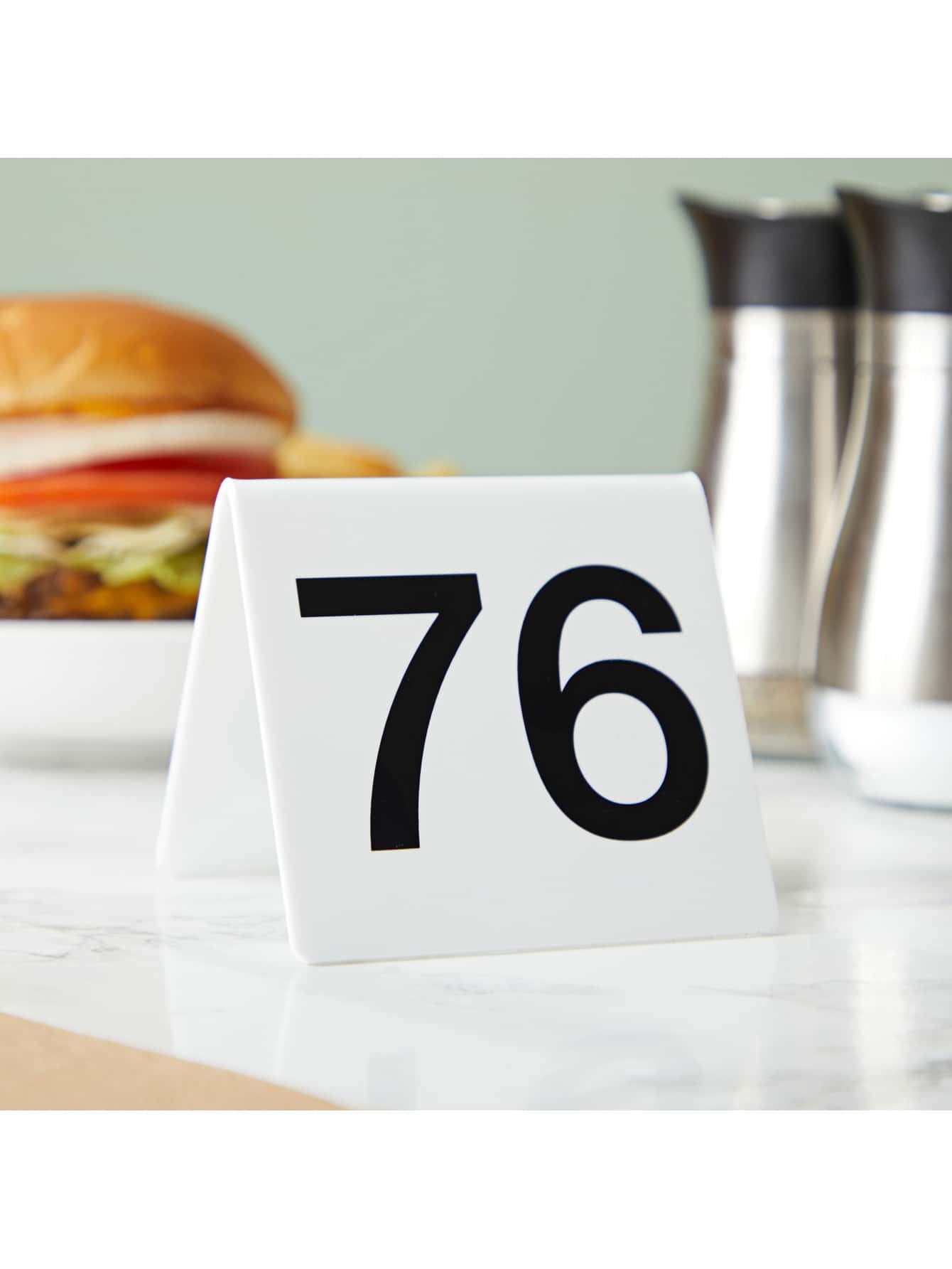 Set of 25 Acrylic Table Numbers for Wedding Reception, Plastic Tent ...