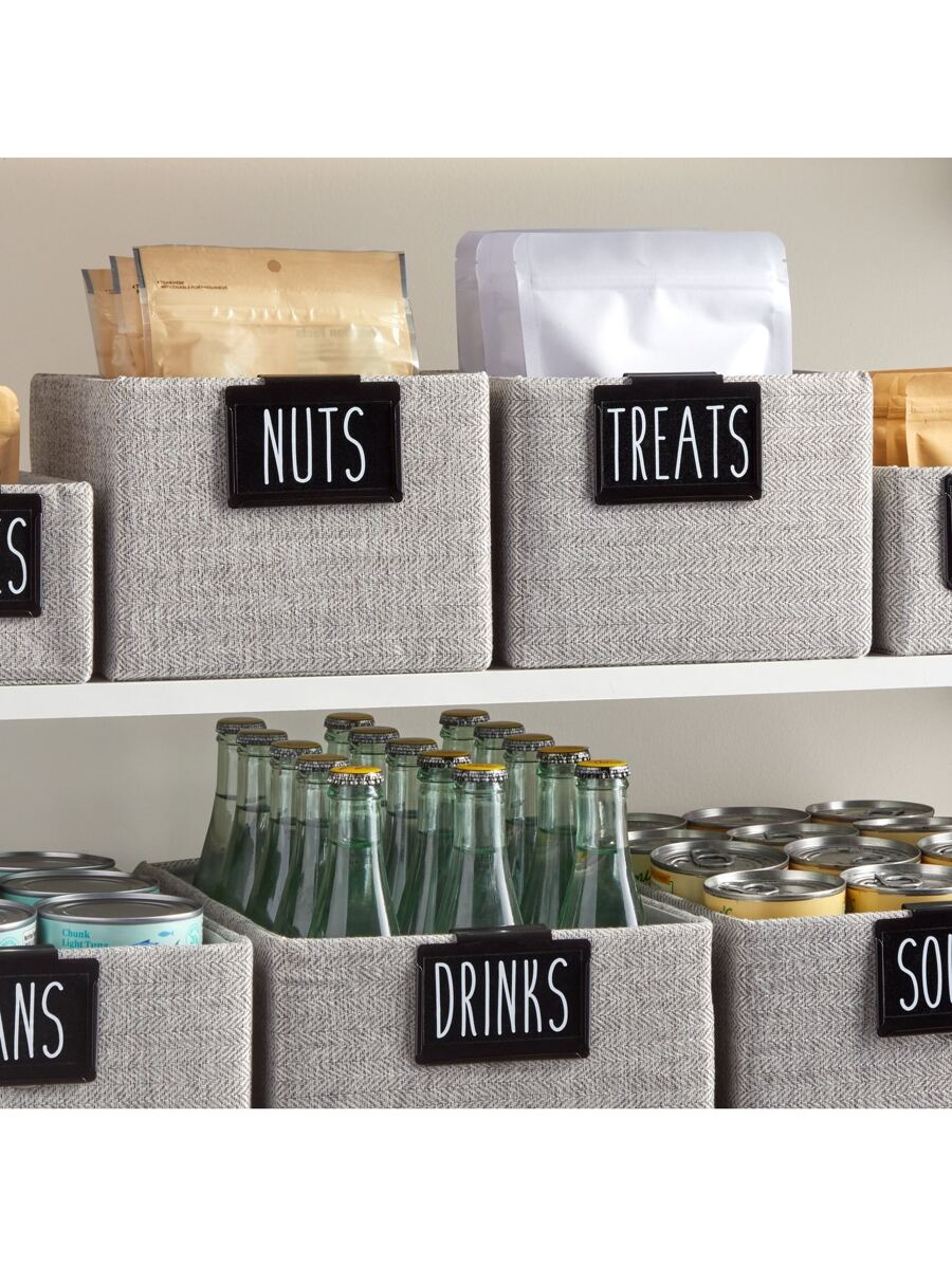 Talented Kitchen Talented Kitchen 8 Pack Metal Basket Labels Clip On ...