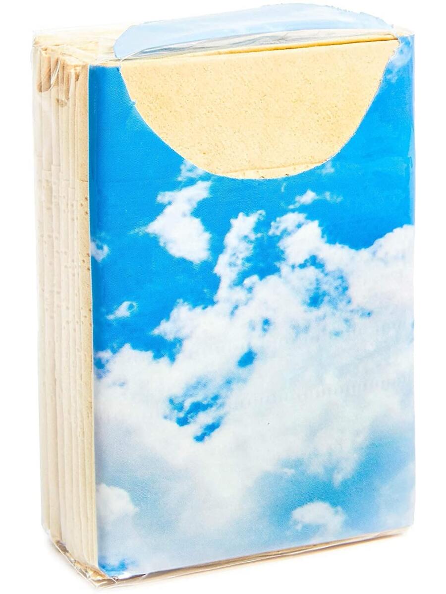 60 Pack Funeral Facial Tissues for Guests, Pocket Size Memorial Service ...