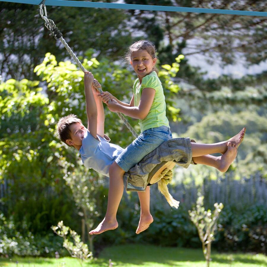 45ft Slackline Swing Hanging Kit with Ratchet 4 Tree Cushions 4 ...