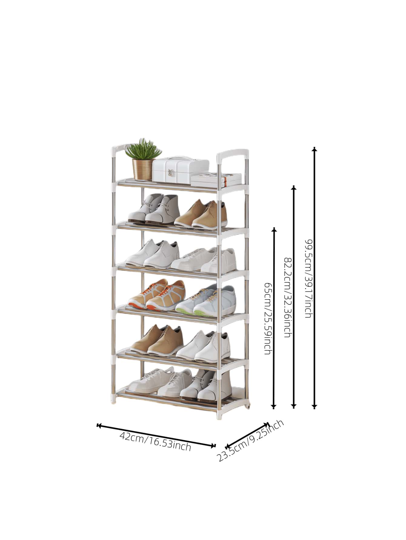 1pc 6 Layer Shoe Storage Rack | SHEIN UK