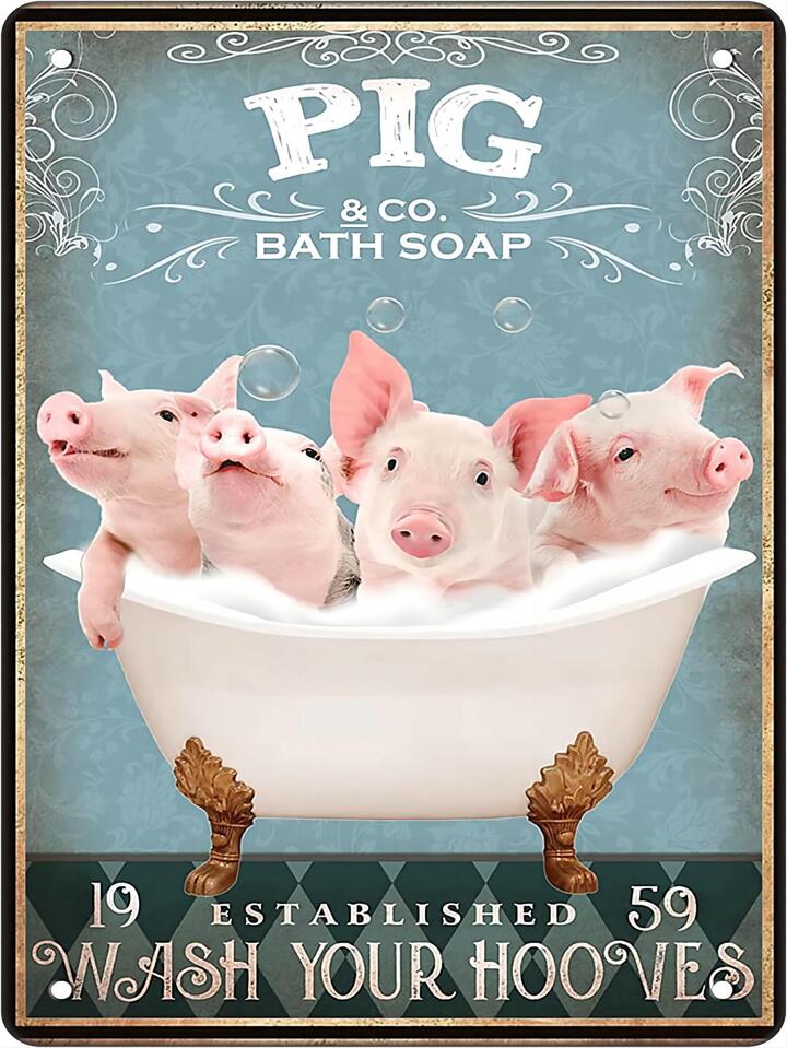 The Pigs Restaurant Sign