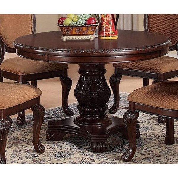 Elevate Your Dining Experience with Royal Brown Round Dining Table ...