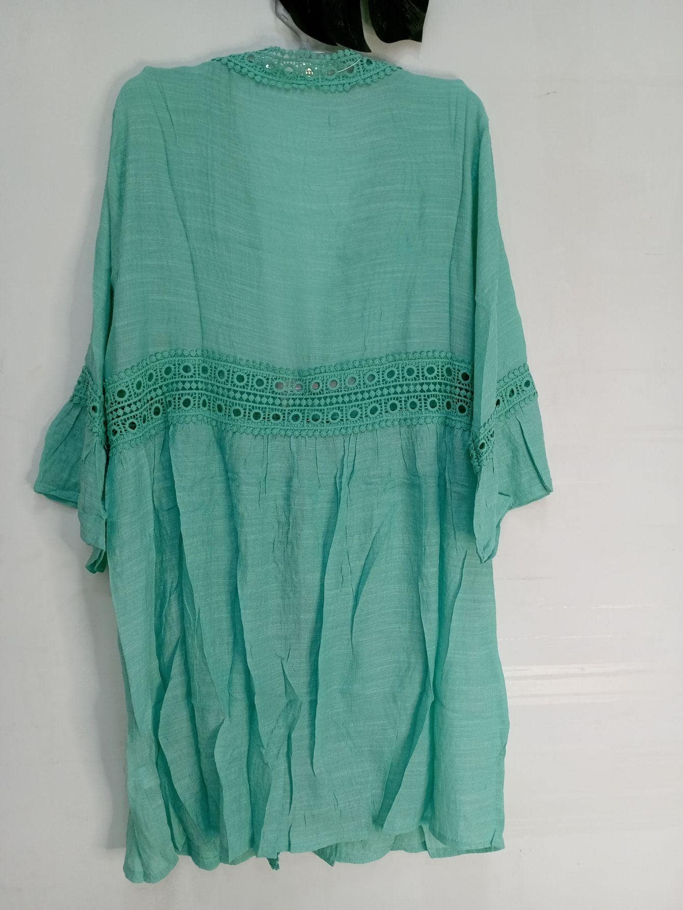 Saída De Praia Túnica Bata Indiana Feminina - Detalhes Bordado ...