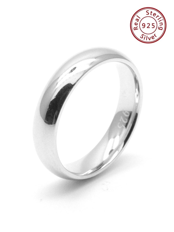 Minimalist Sterling Silver Ring | SHEIN USA