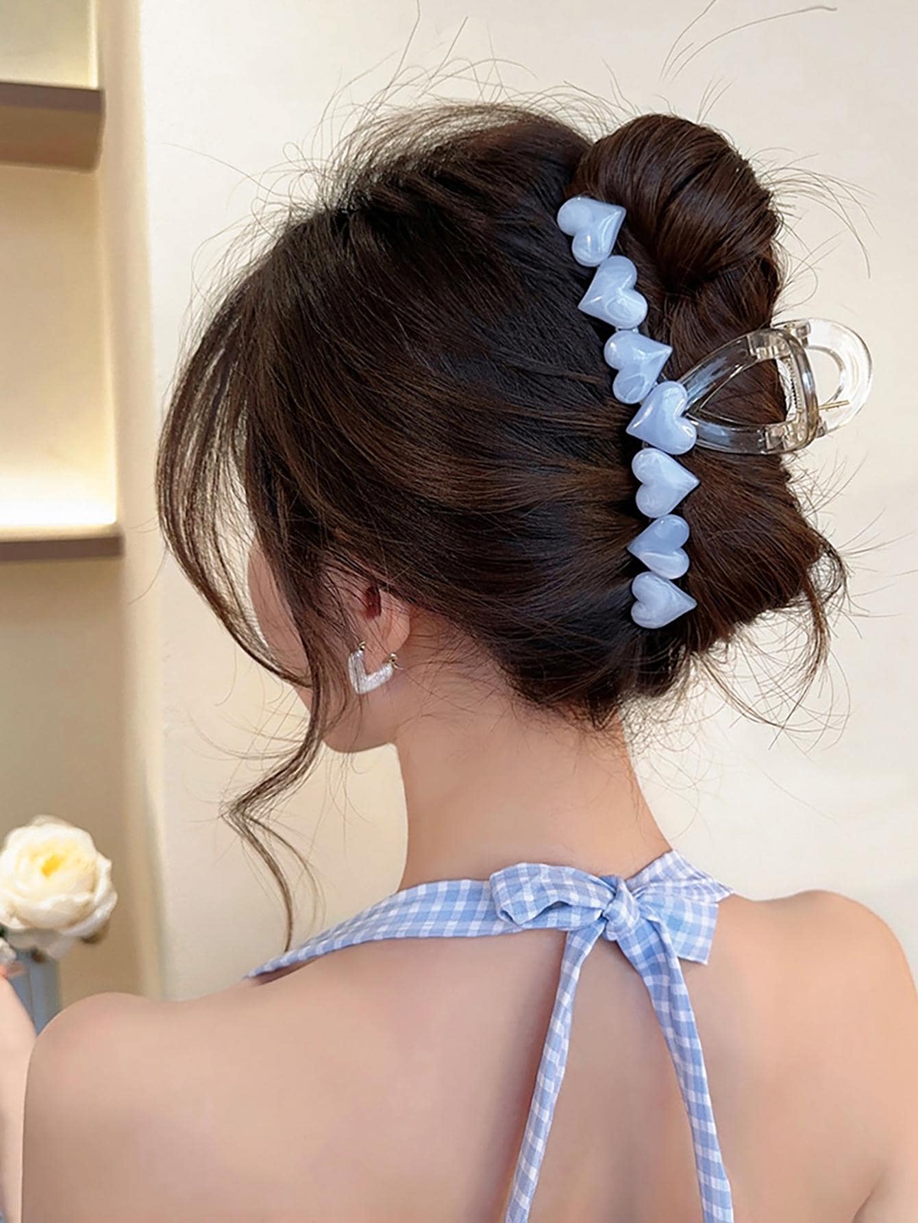 Heart Decor Hair Claw Elegant | SHEIN USA