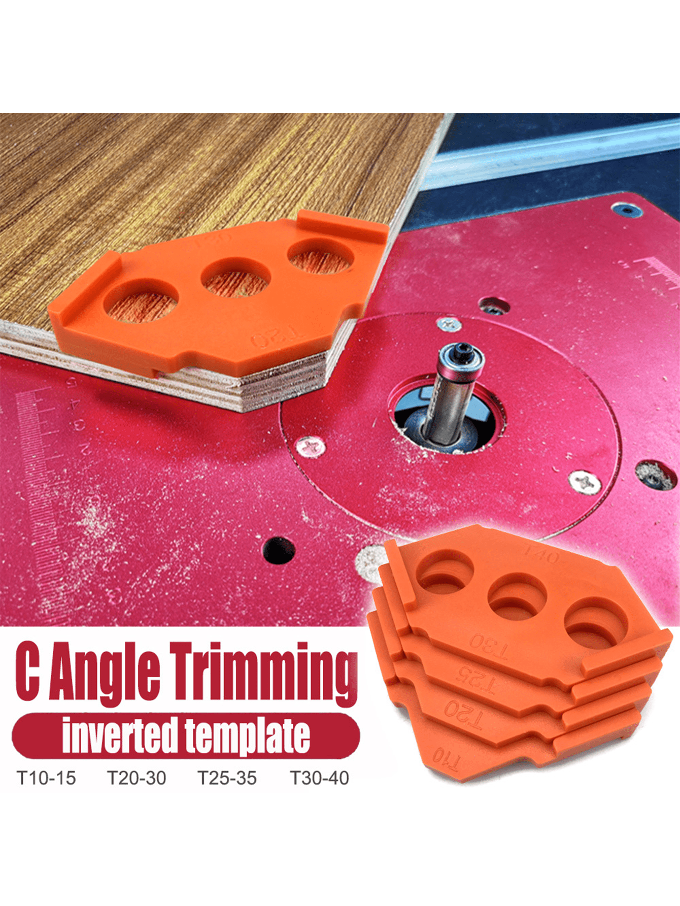 4packs Corner Radius Fixture Router Template, Fixture Radius Bend Angle ...