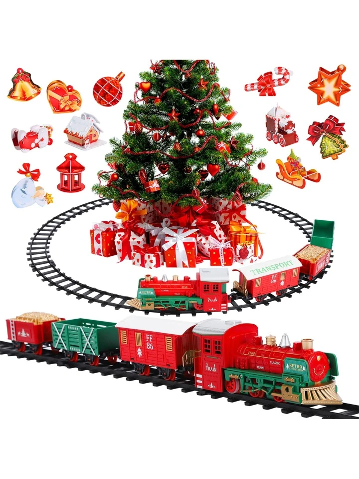 Toy Train Set For Christmas Tree