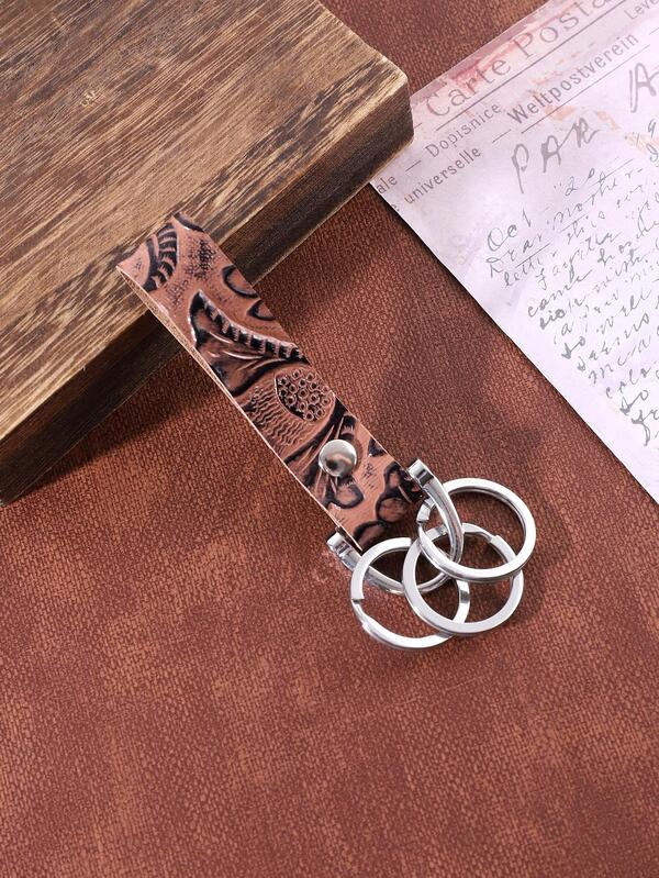 Floral Pattern Keychain | SHEIN USA