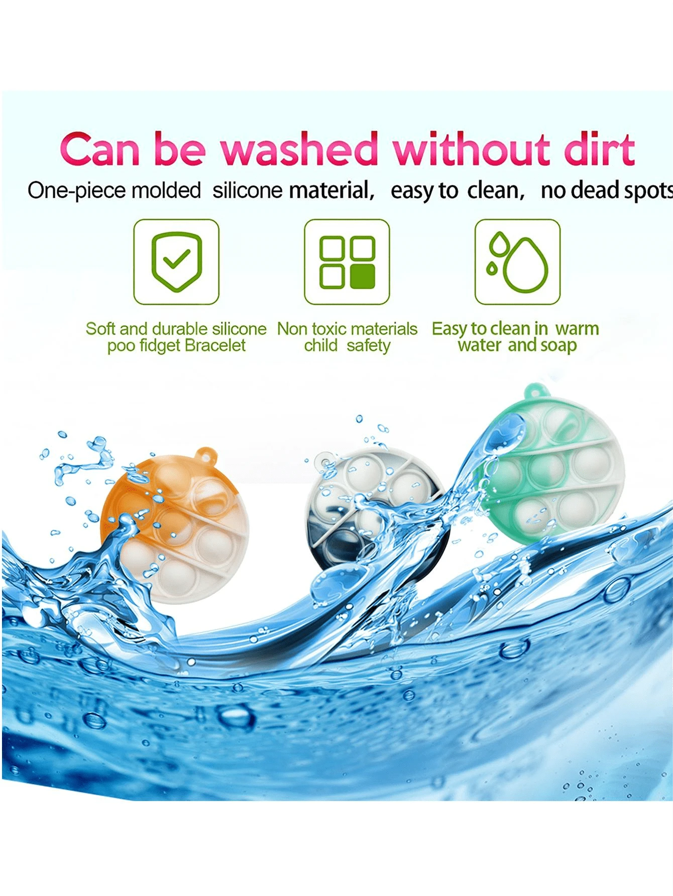 12PCS Mini Pop Fidget Toys Pack Party Favors, Pop Bubble Fidget Bulk ...