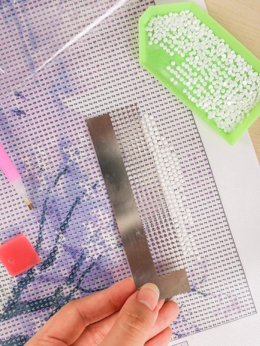 Diamond Painting 141 Tool Kit 216-Hole Stainless Steel Ruler (Anti ...