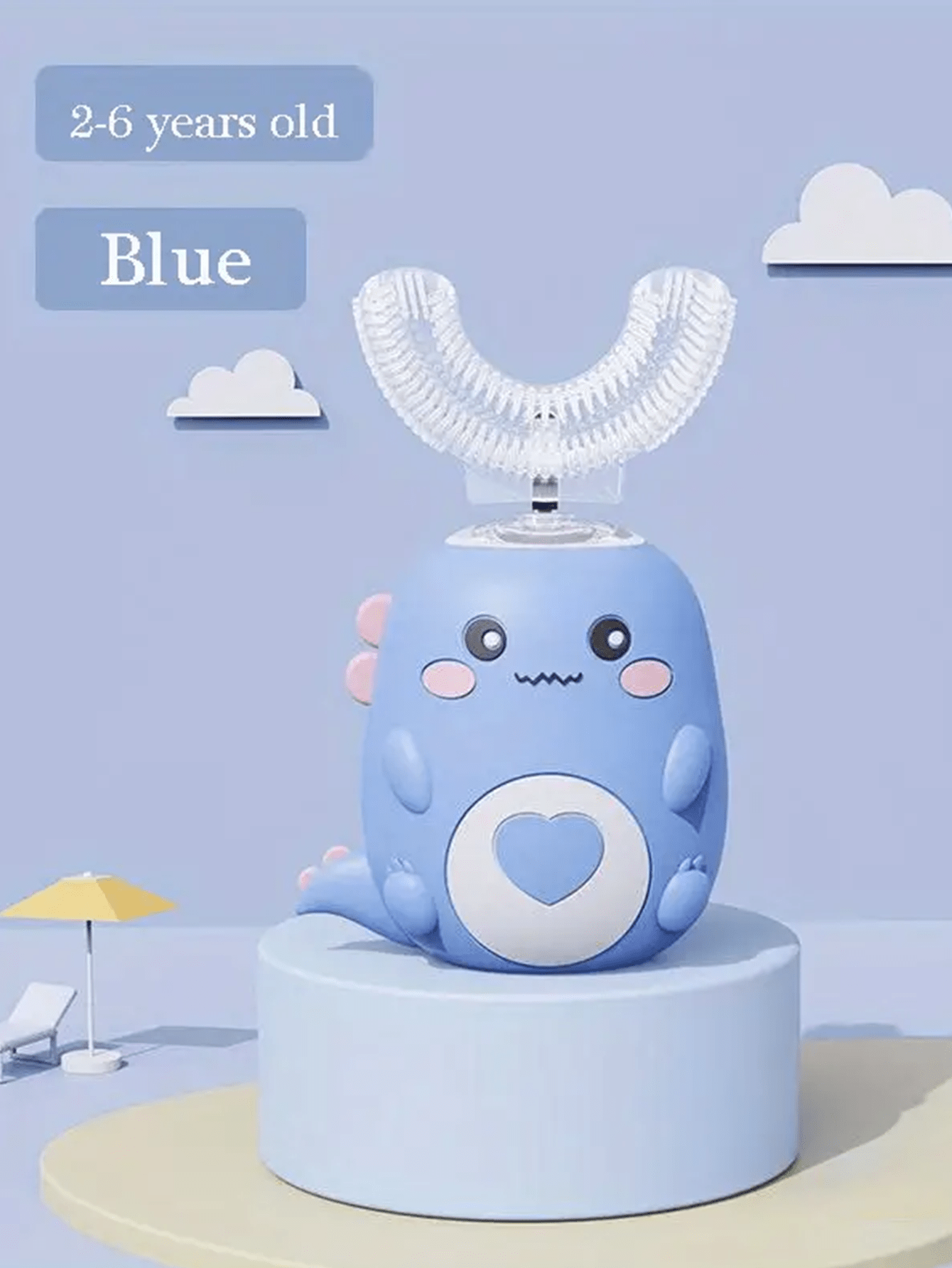 Electric Toothbrush Kids U-shaped Sonic Smart Ultrasonic Tooth Brush ...