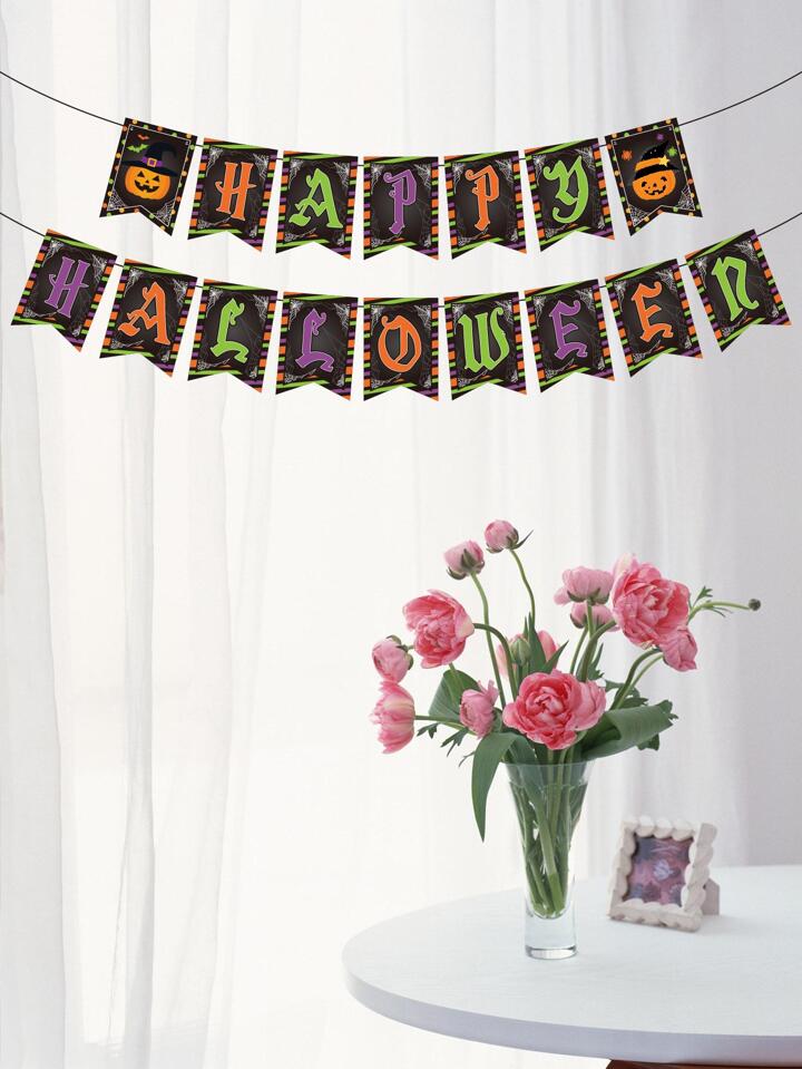 Halloween Happy Birthday Banner