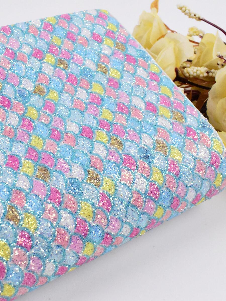 1pc Fish Scale Pattern DIY Fabric | SHEIN USA
