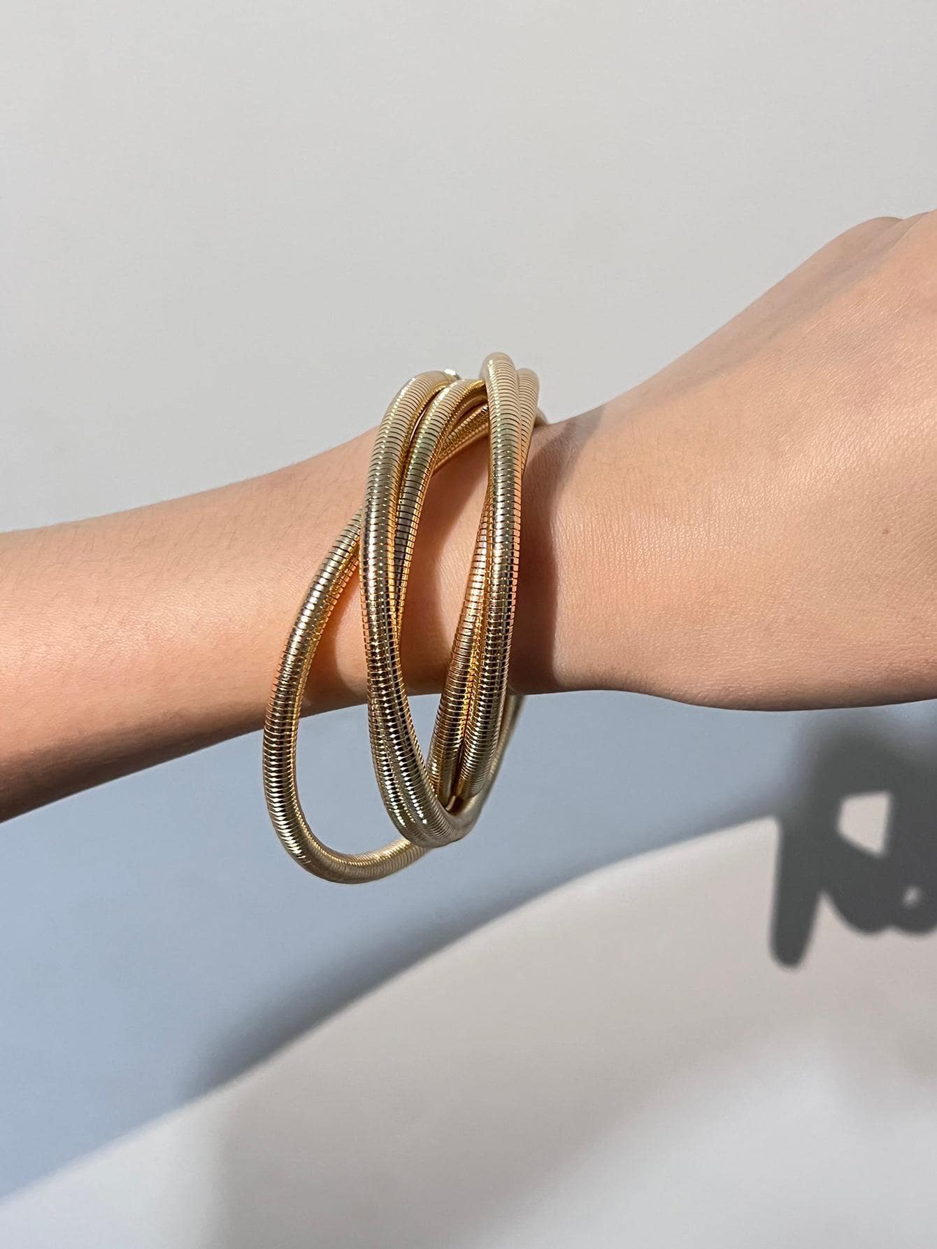 Fashion Minimalist Layered Bangle For Women For Birthday Gift | SHEIN USA