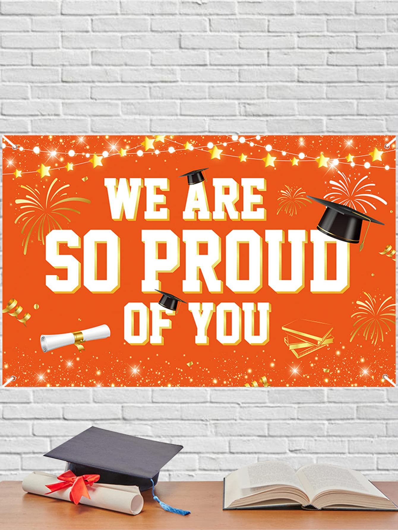 2024 Graduation Season Party Decoration Backdrop Cloth, Graduation ...