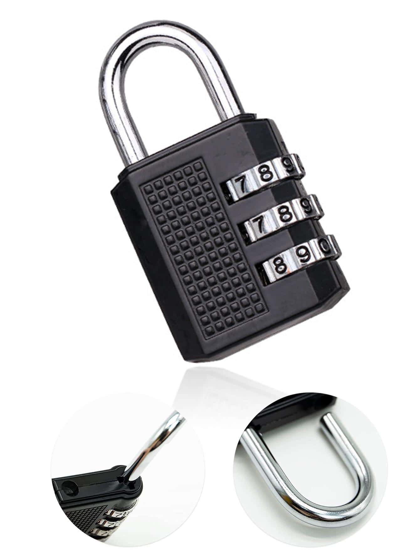 Metal Password Lock Door Lock 4 Digit Dial Combination Password Code Number Lock Padlock Safety