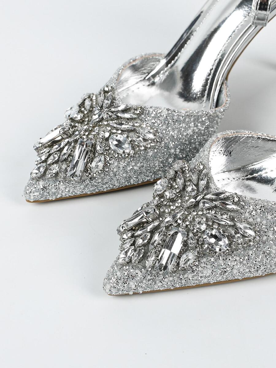 2pcs Rhinestone Butterfly Shaped Shoe Decoration, Cubic Zirconia ...