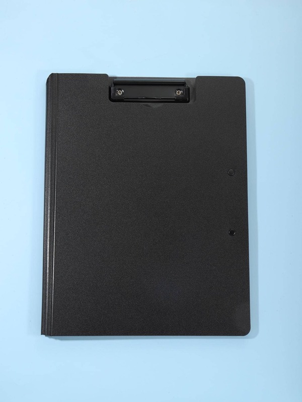 A4 Folder - Double Sided Horizontal And Vertical Clip - Black Frosted ...