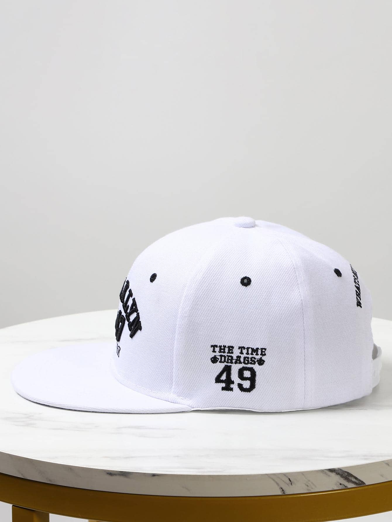 Unisex Letter Embroidered Sun Protection Fashion Hip Hop Cap For Summer ...