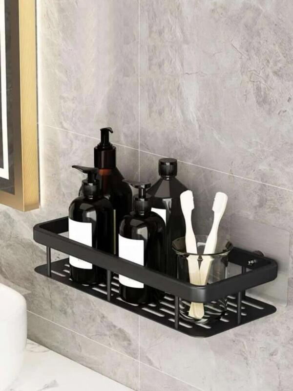 1pc Shelving, Wall Mounted Bathroom Storage Rack, Cabinet Rack, Wall ...