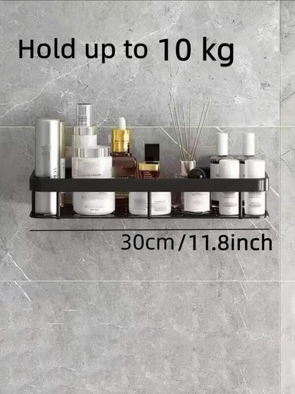 1pc Shelving, Wall Mounted Bathroom Storage Rack, Cabinet Rack, Wall ...