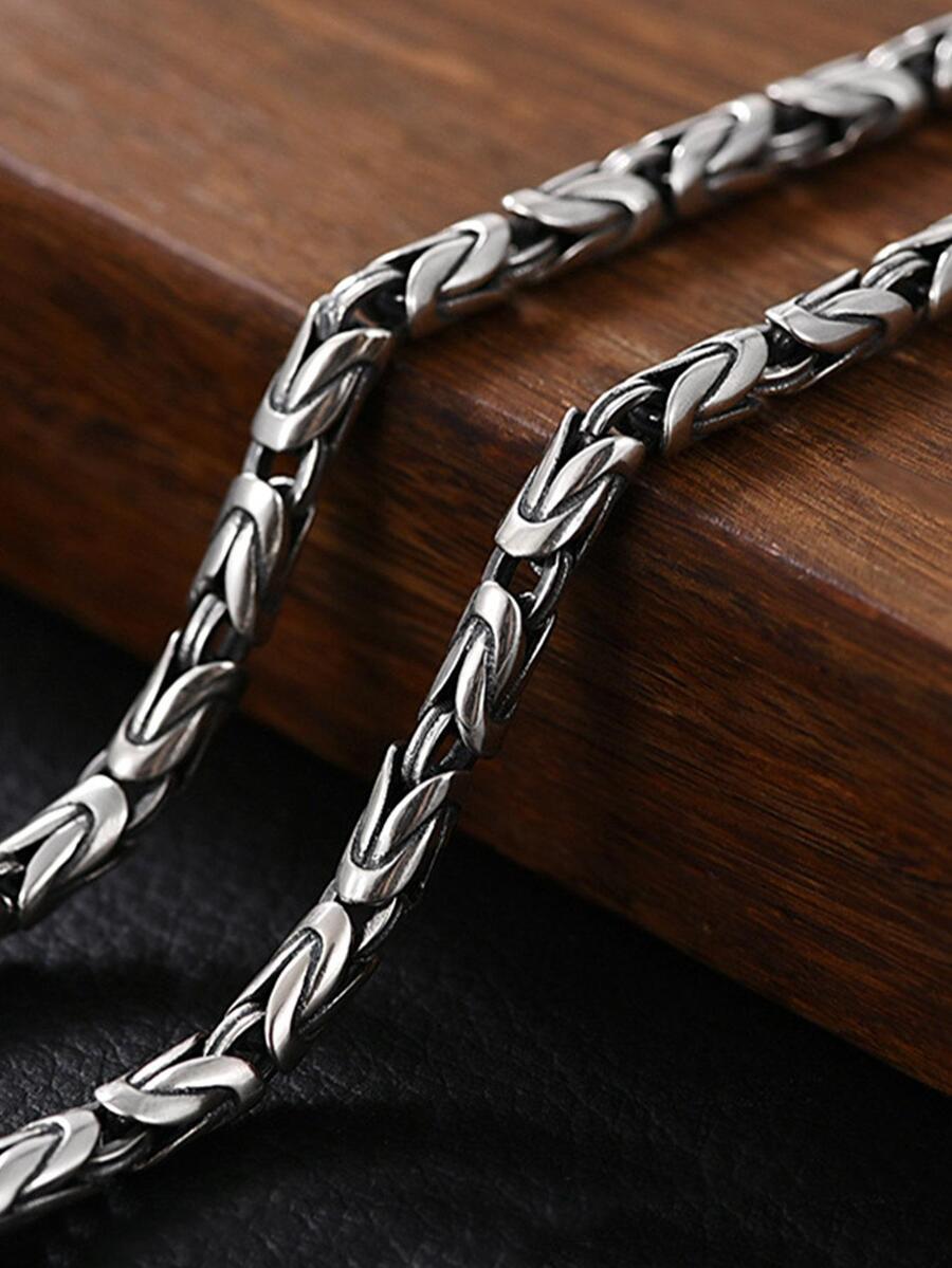 Hip Hop Rock Peace Sign Necklace For Men, Retro Versatile Niche Design ...