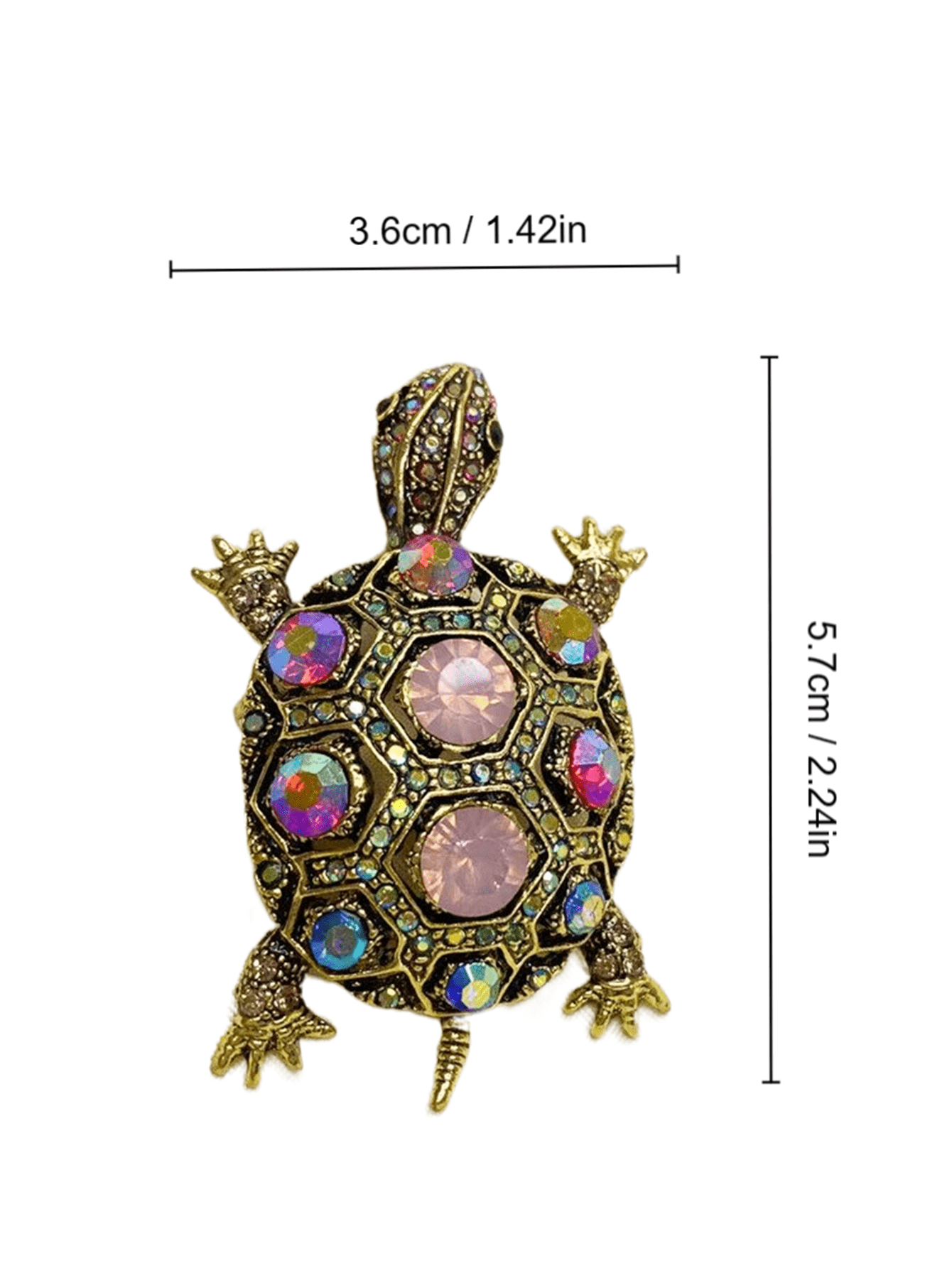 Fashion Retro Turtle Brooch Cute Animal Brooch Personalized Corsage ...