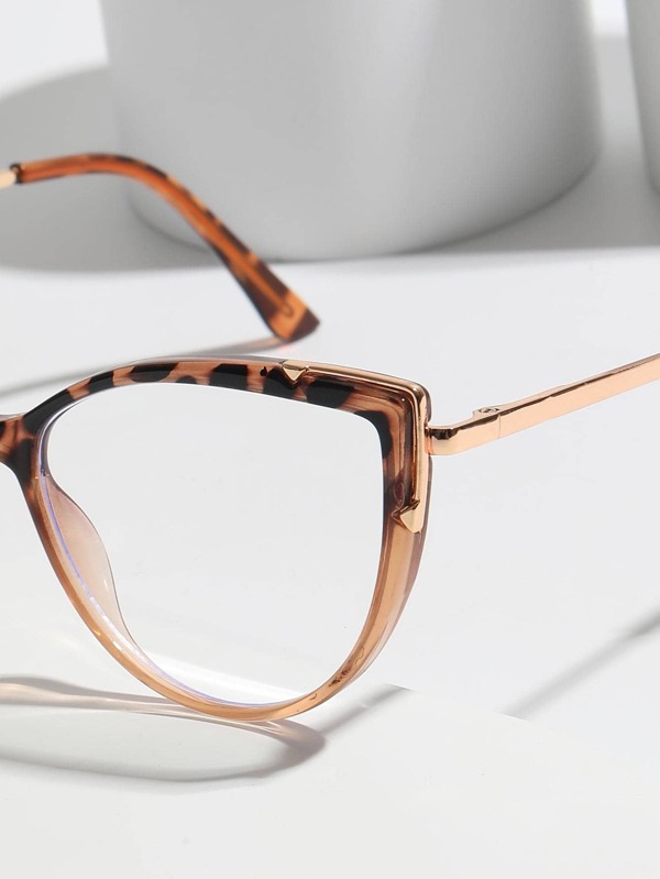 1pair Women TR Cat Eye Anti-Blue Light Fashion Versatile Eyeglasses ...