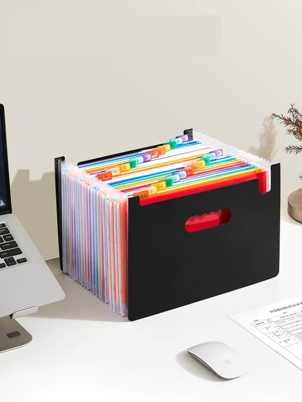 1pc Plain Expanding File Folder | SHEIN USA
