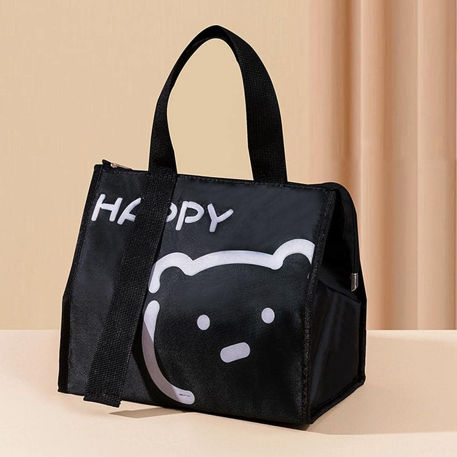 1pc Cartoon Graphic Lunch Bag, Cartoon Reusable Lunch Bag For Office ...