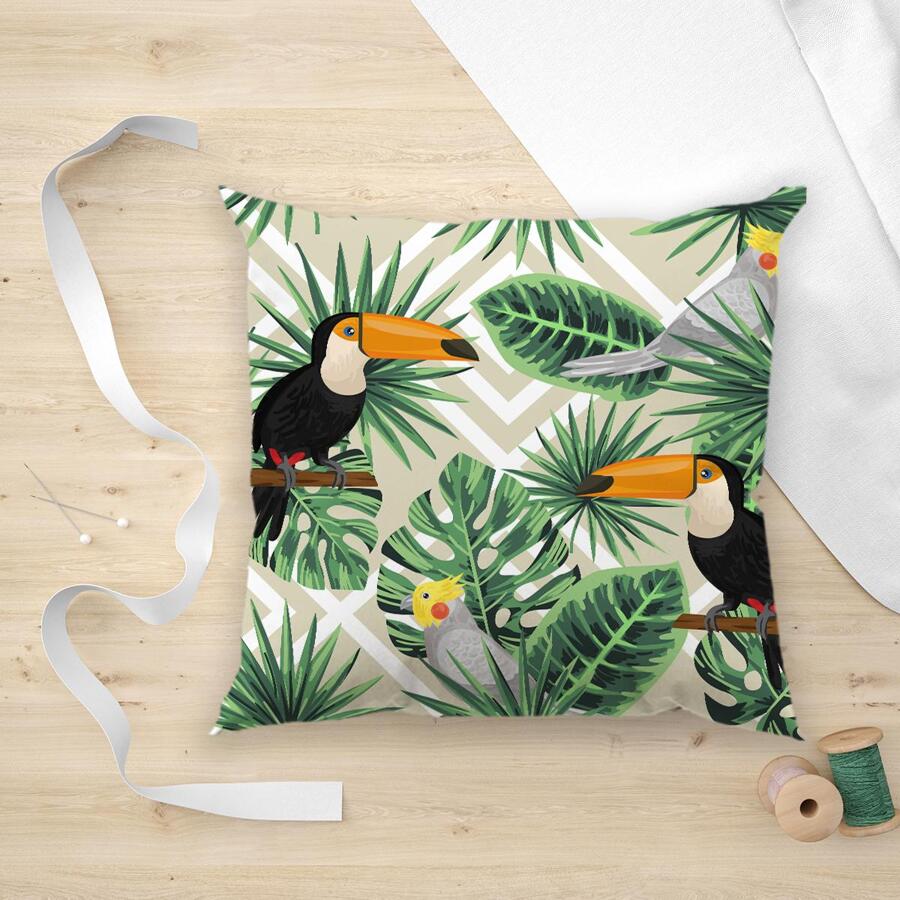 Tropical Print Cushion Cover Without Filler | SHEIN USA