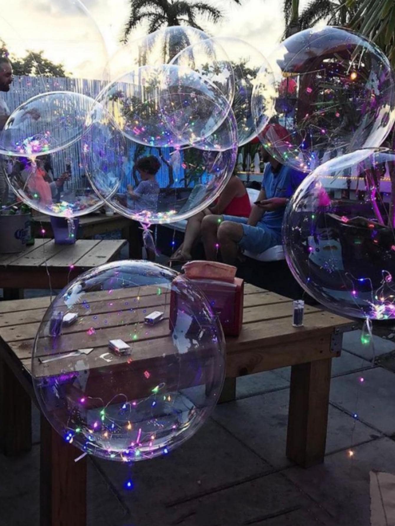 3/10/50pcs 10-36inch Transparent Bobo Bubble Balloon Clear Inflatable ...