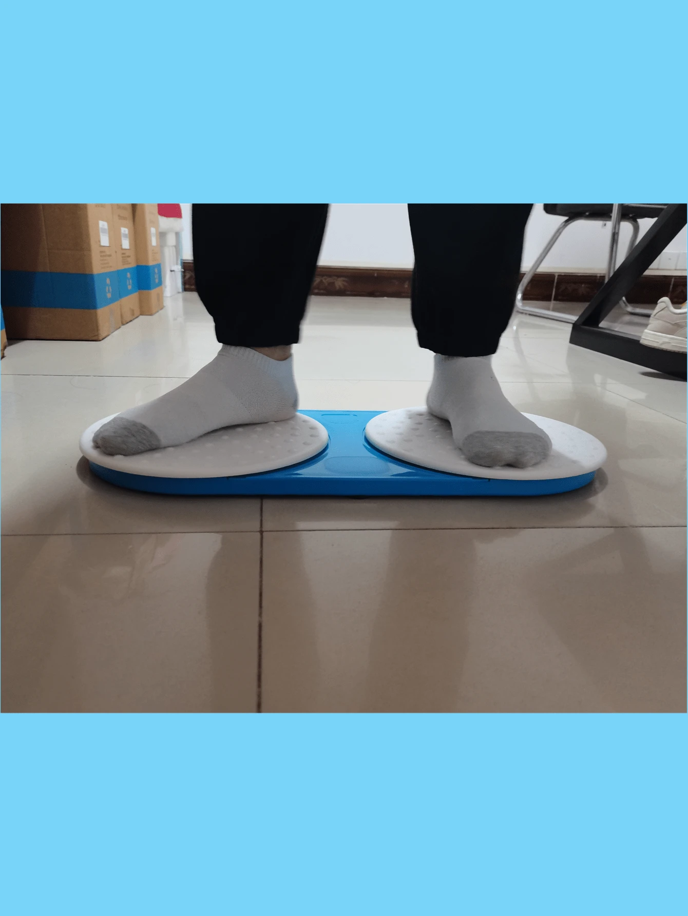 Dual-Disc Waist Twisting Plate Workout Equipment, Body Building & Waist ...