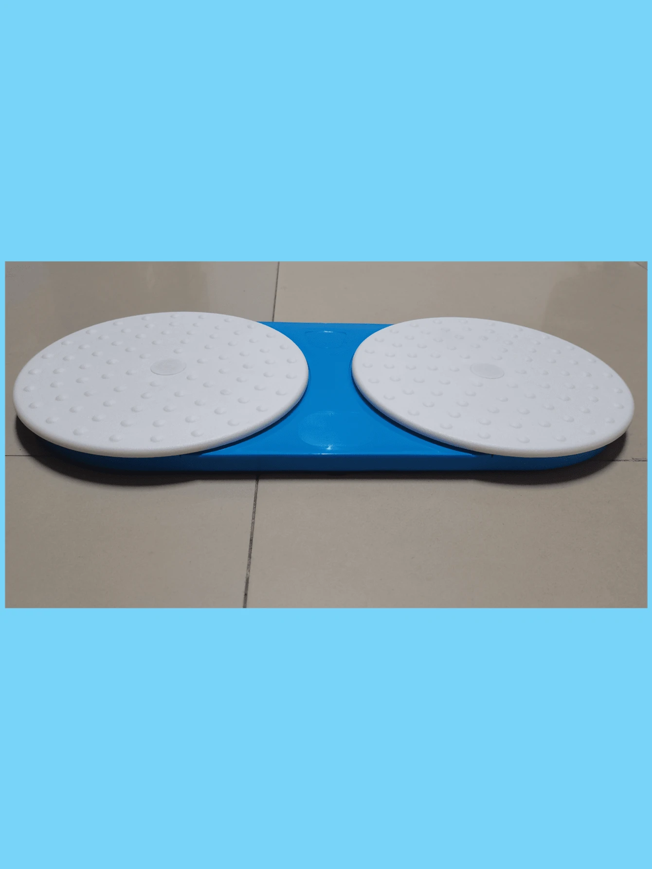 Dual-Disc Waist Twisting Plate Workout Equipment, Body Building & Waist ...