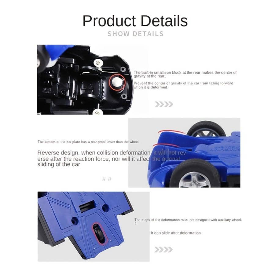 Inertia Collision Robot Car: Transforming Into A Children Toy With Just ...