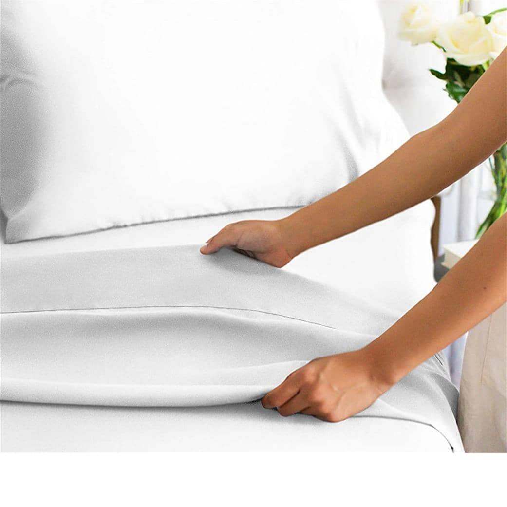 DEITAS 4 Piece Bamboo Sheets - Cooling and Breathable Sheets - Super ...