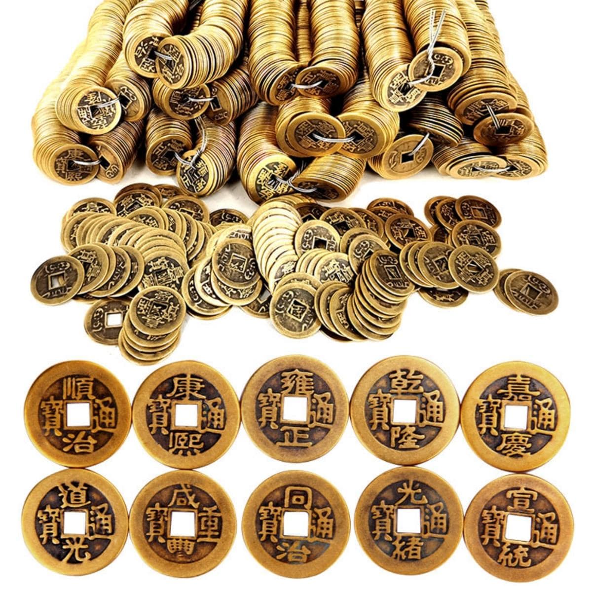 Money Chinese Coin Money, 5pcs Copper Alloy Chinese Lucky Coin Fortune ...