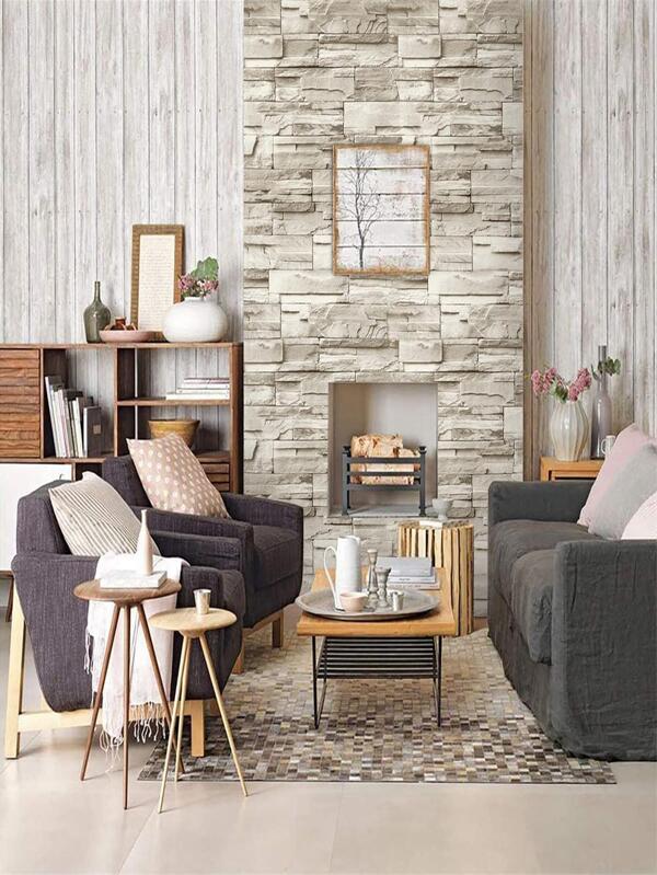 1roll Peel And Stick Wallpaper Brick, Removable Wallpaper Peel And ...